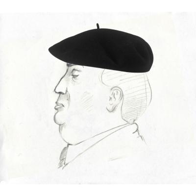 VÉRITABLES BERETS TRADITIONNEL POUR HOMME 100% Français